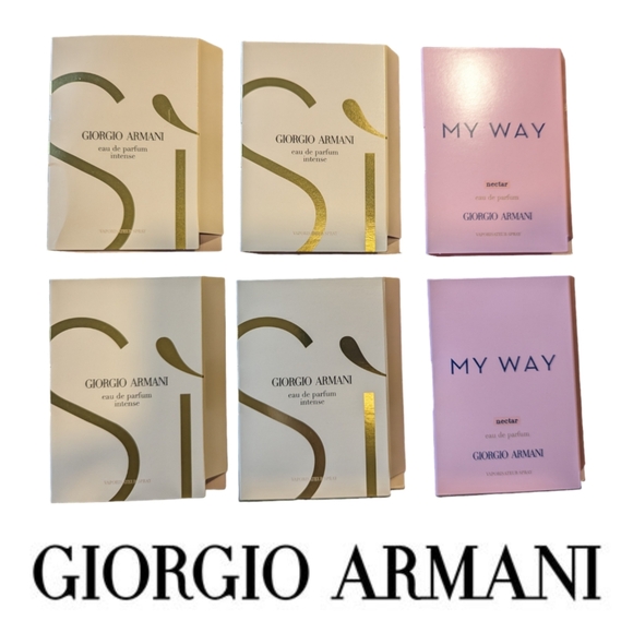 Giorgio Armani | Makeup | Armani My Way Si Intense Lot Samples | Poshmark